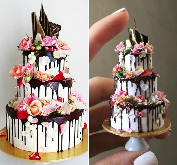 Artist Creates Keepsake Mini Wedding Cakes For Couples - Ray Of Joy